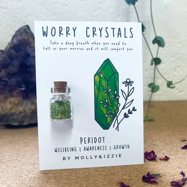 Worry Crystals - Peridot – itsy Bitsy Boutique