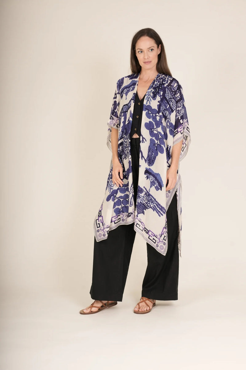 One Hundred Stars Giant Willow Blue Throwover – itsy Bitsy Boutique