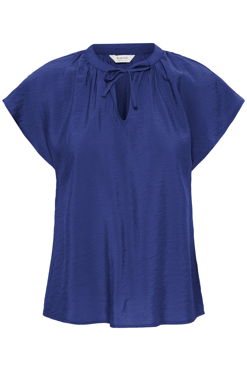 The Hailey V-Neck Top | Blue – itsy Bitsy Boutique