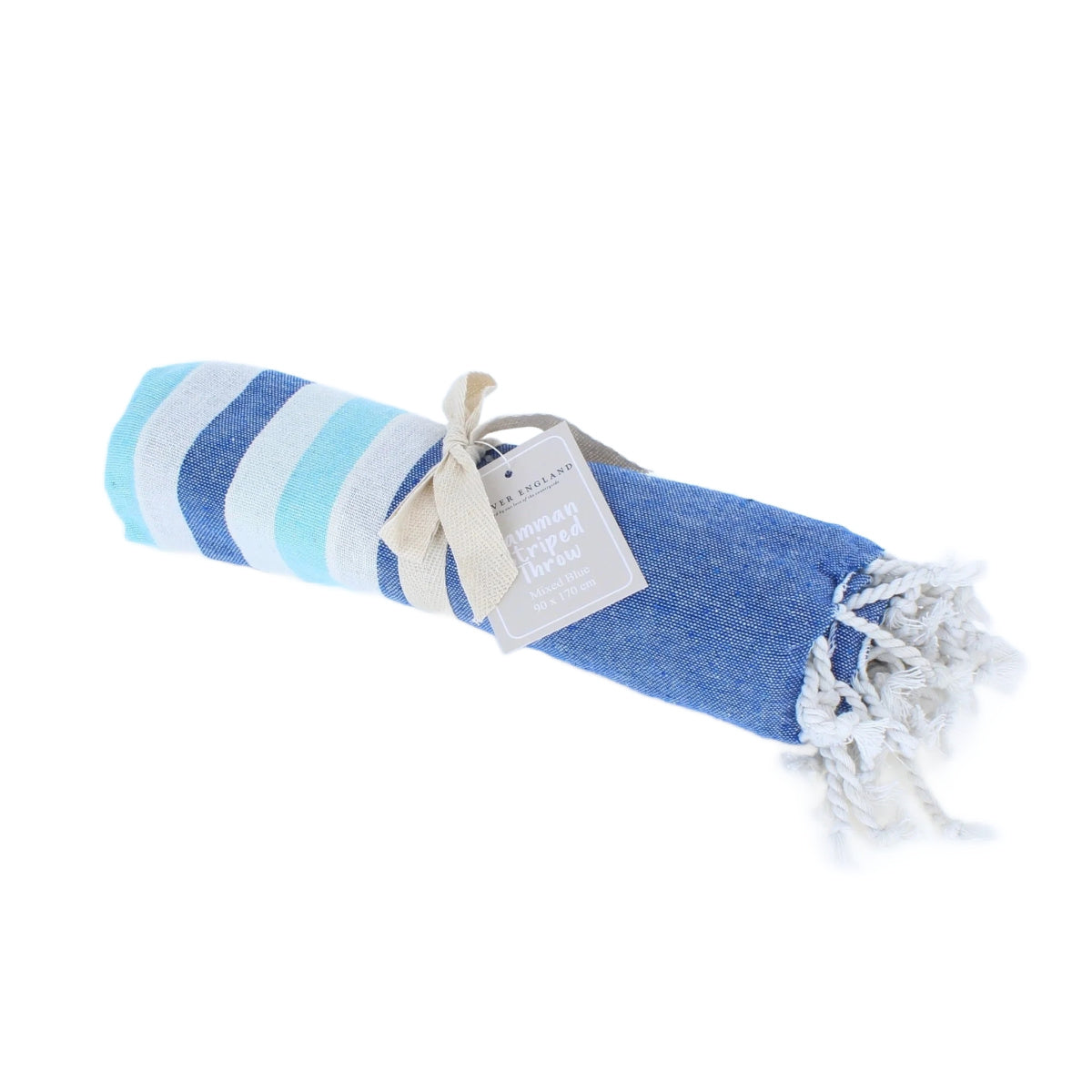 Blue Hammam Striped Towel/Throw – itsy Bitsy Boutique