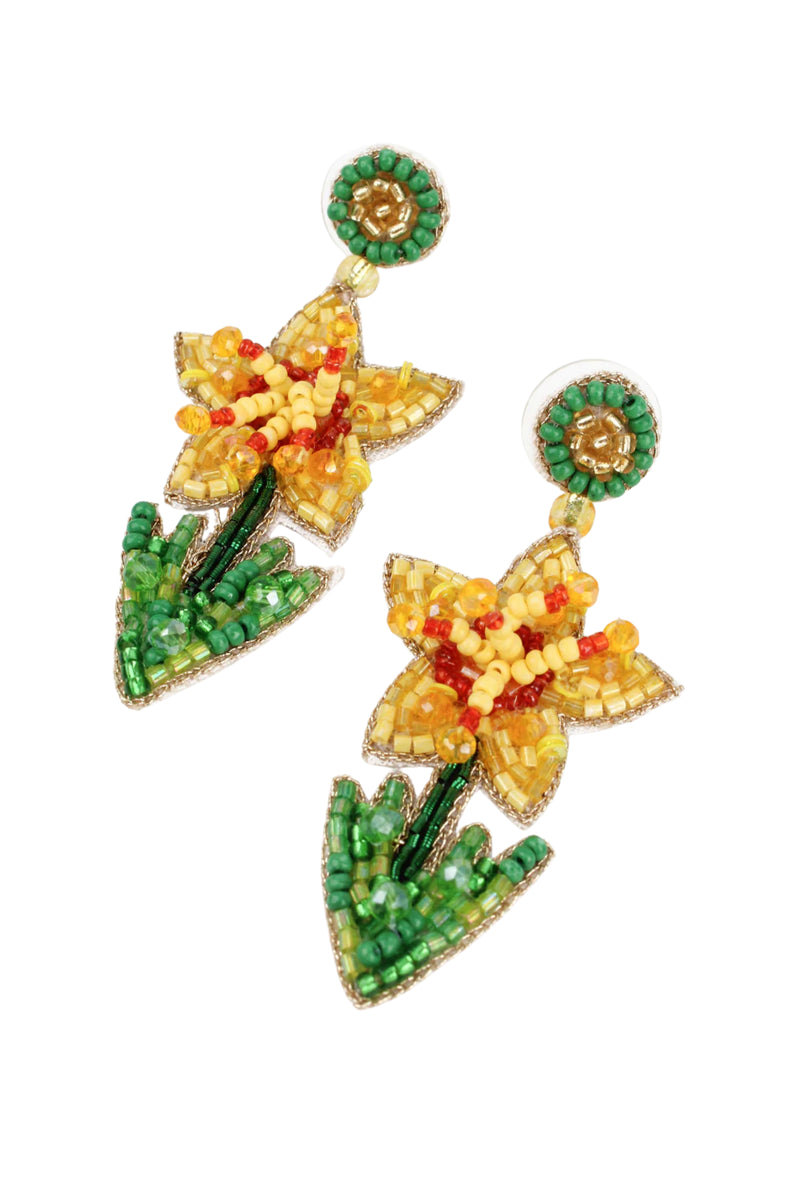 Daffodil Earrings – itsy Bitsy Boutique